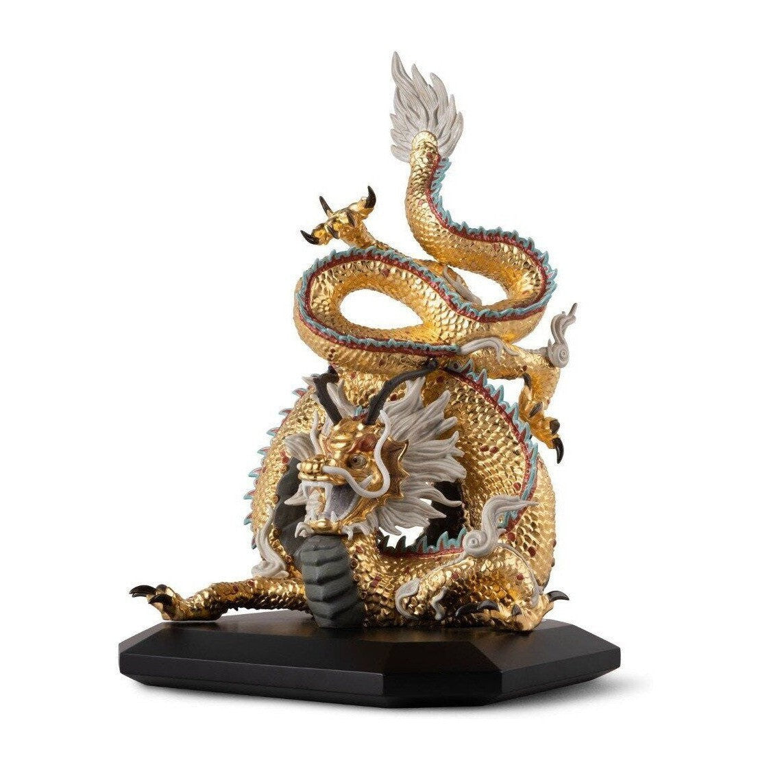 Lladro Protective Dragon(Golden)-Special Edition — Grayson Luxury