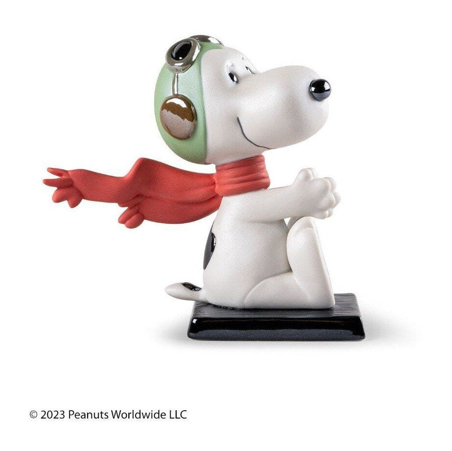 Lladro Snoopy™ Flying Ace — Grayson Luxury
