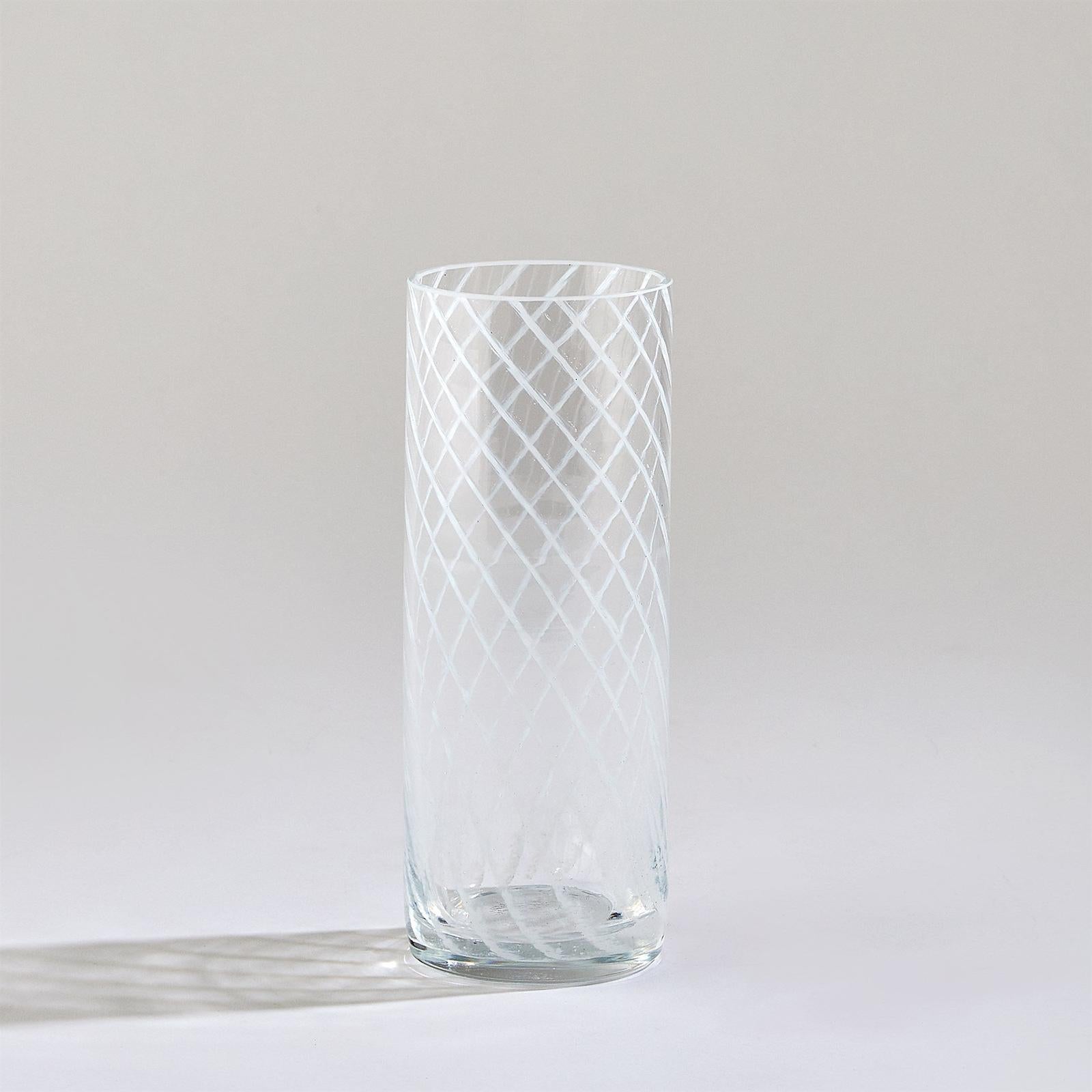 Global Views Glass Swirl Highball Glass – Grayson Luxury