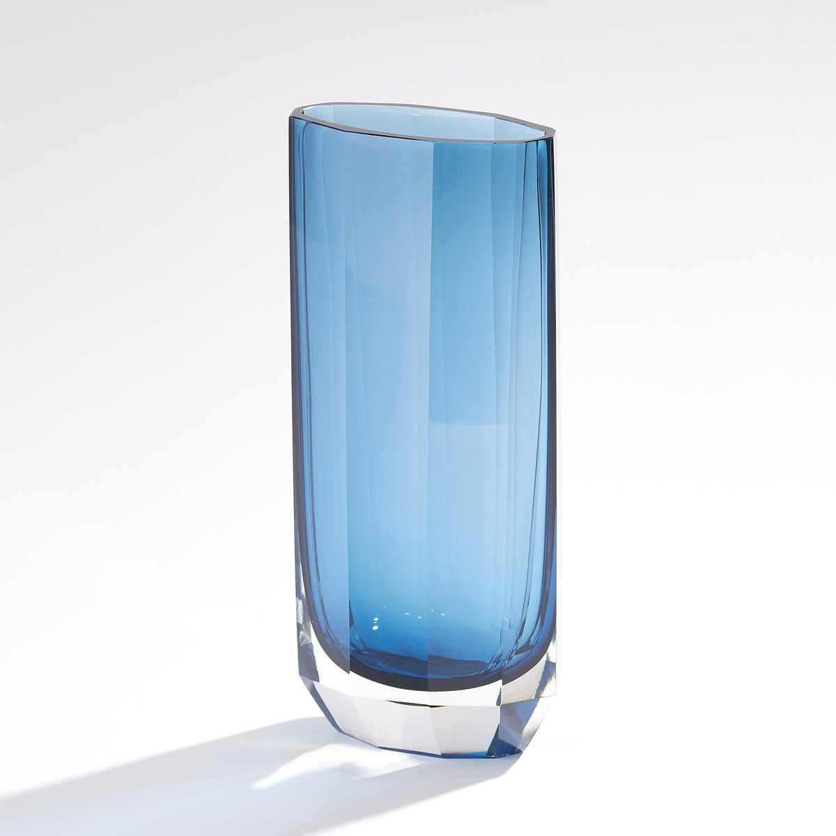 Global Views Jewel Vase Dark Blue — Grayson Luxury