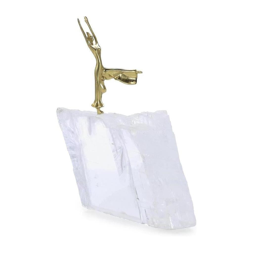 John Richard Ethereal Dancer Sculpture on Selenite II – Grayson Luxury