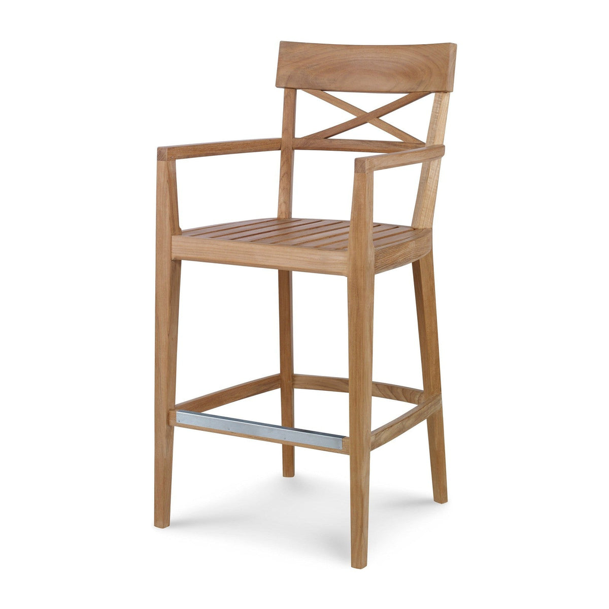 Century Furniture Teak Bar Stool — Grayson Luxury