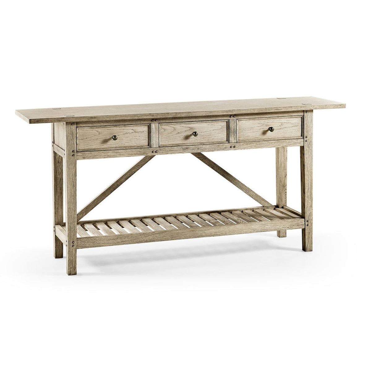 Jonathan Charles Inclination Rustic French Console (496132-BLC ...