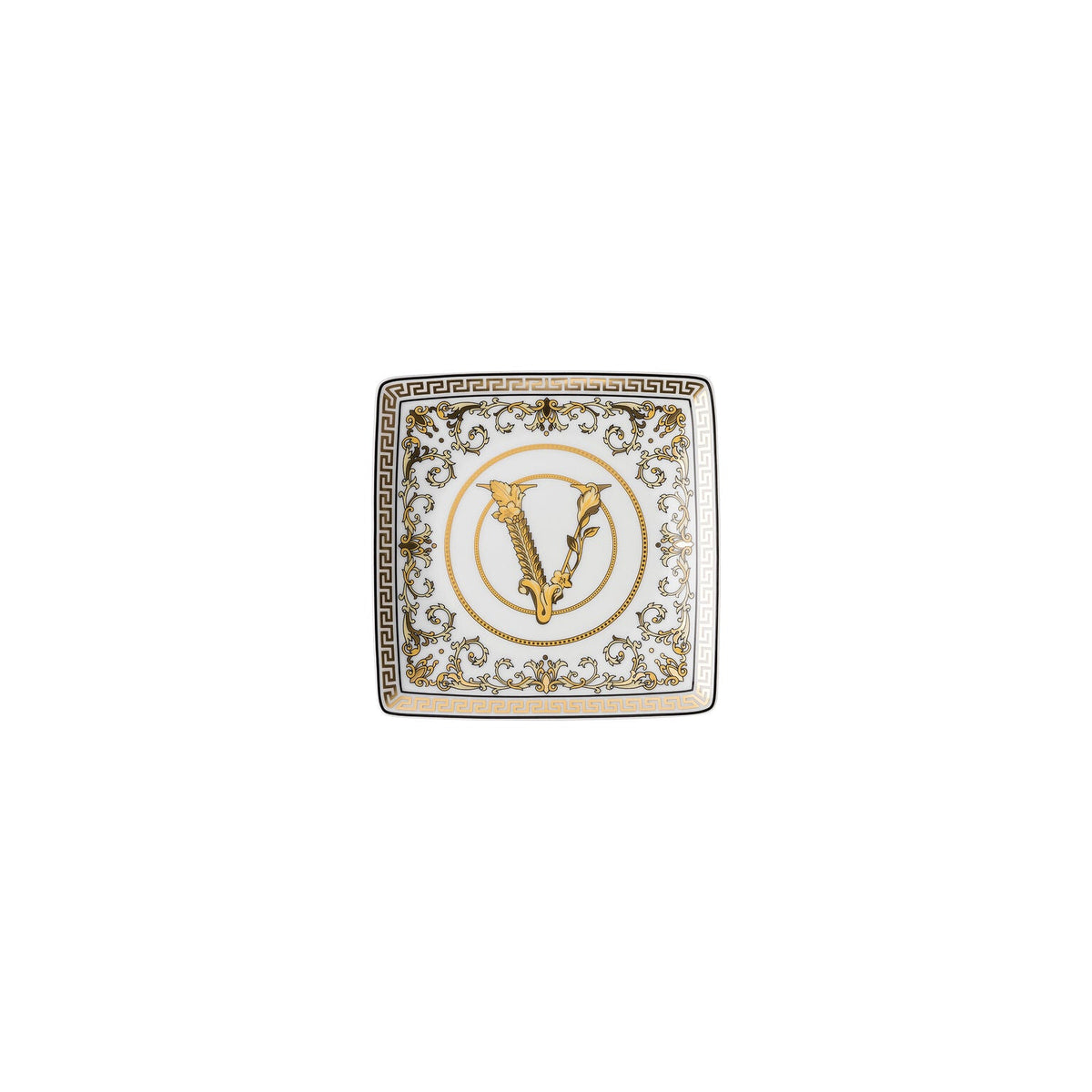 Versace Virtus Gala Canape Dish - White — Grayson Luxury