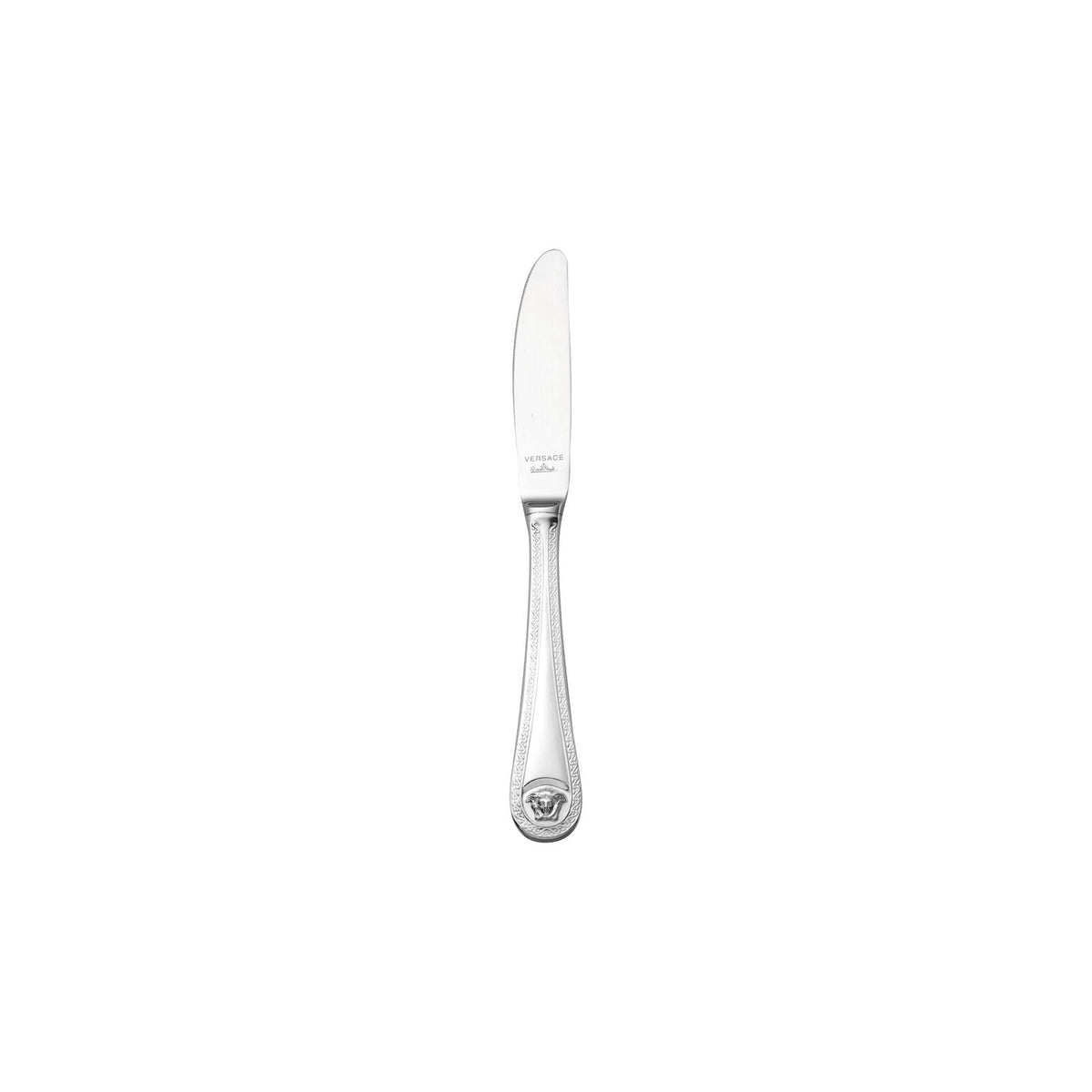 Versace Medusa Flatware Dessert Knife Silver Plated — Grayson Luxury