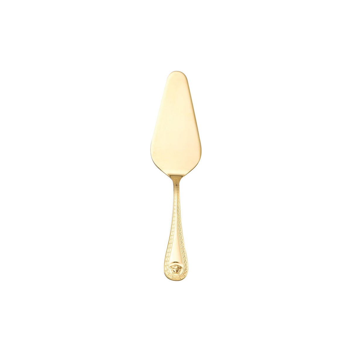 Versace Medusa Flatware Cake Server Gold Plated — Grayson Luxury