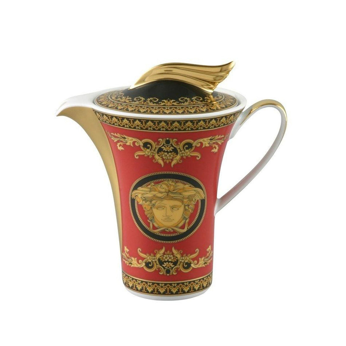 Versace Medusa Red Creamer Coverd — Grayson Luxury