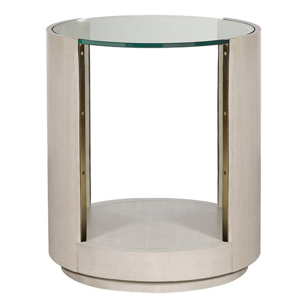 Vanguard Axis III Round Lamp Table — Grayson Luxury